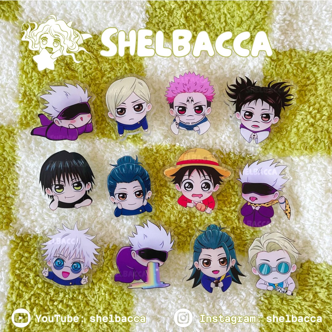 Acrylic Anime Pins - Shonen! - Etsy