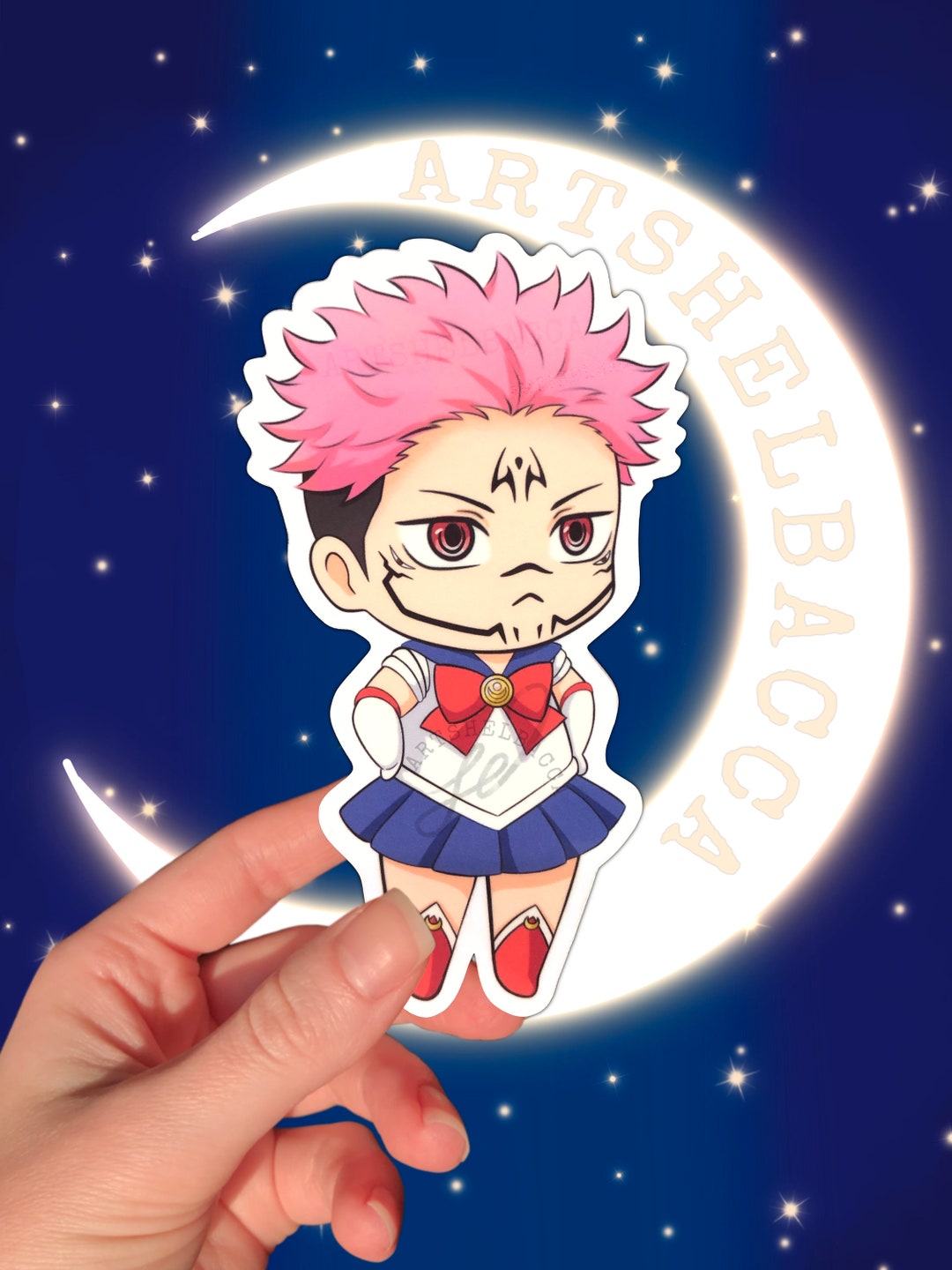 Sailor Guardian Sukuna Sticker - Etsy