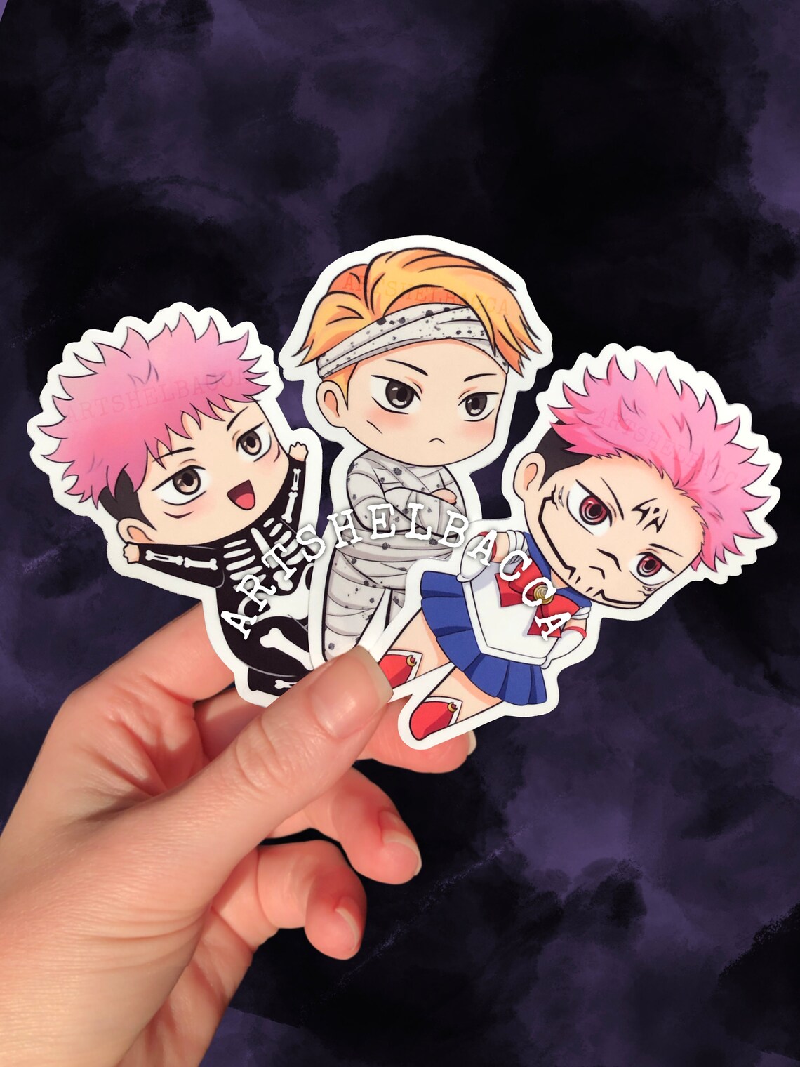 Halloween JJK Sticker Pack - Etsy