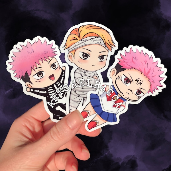 Jujutsu Kaisen Sticker Pack - Etsy