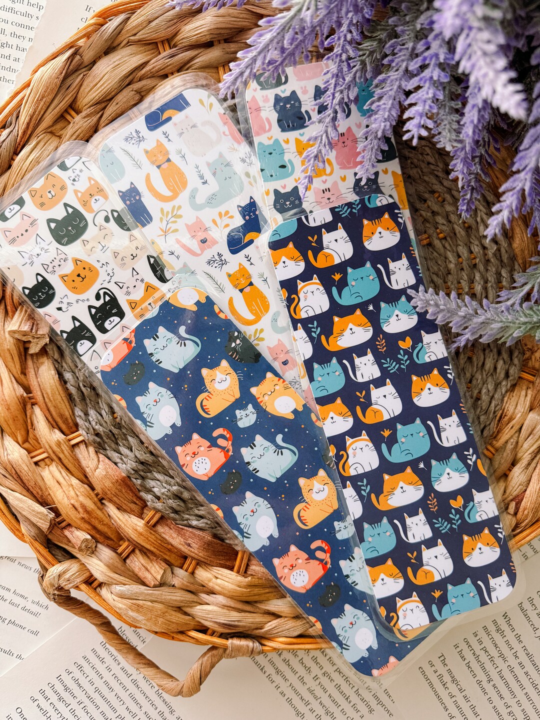 Kitty Cat Bookmarks - Etsy