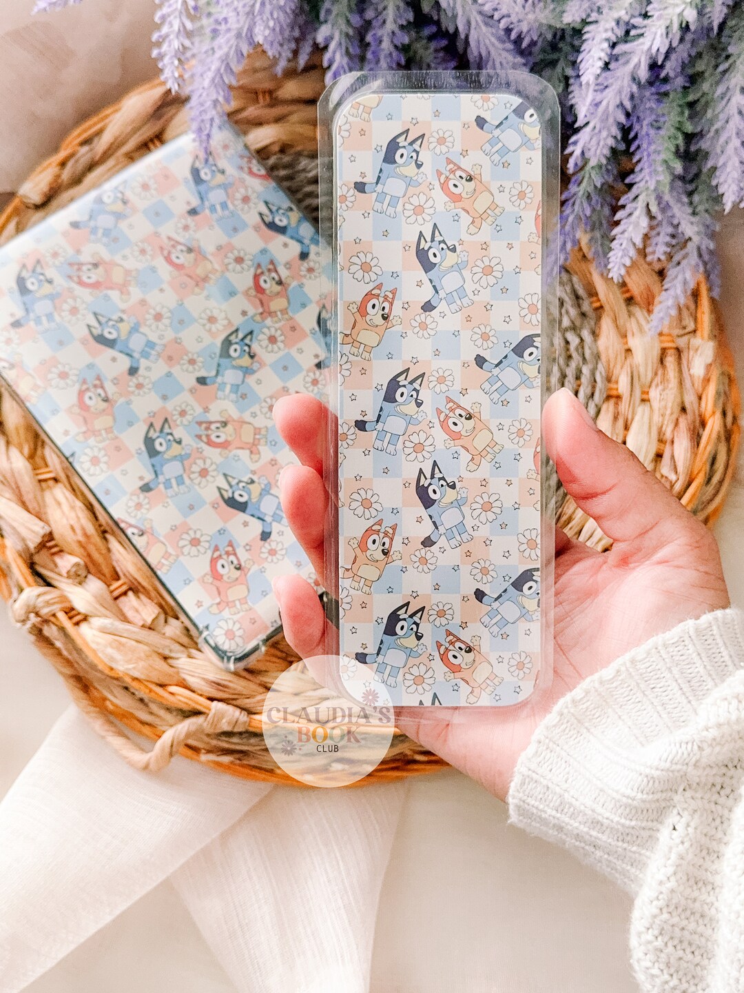 Kindle Paperwhite 11th Gen Inserts/bookmark, Blue Dog - Etsy