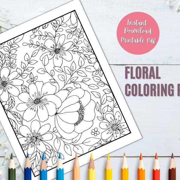 Printable Coloring Page, Hand Drawn Money Affirmation , Adult Coloring ...