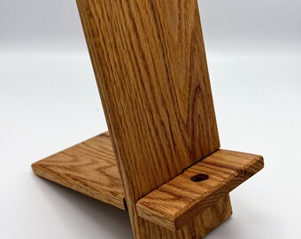 Oak Phone Stand - Etsy