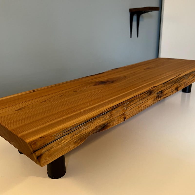 Live Edge Wood Riser - Etsy
