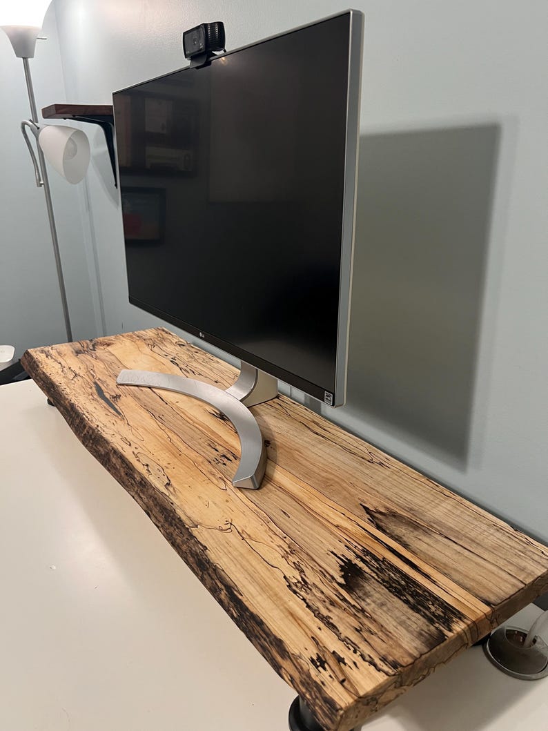 Spalted Maple Monitor Riser - Etsy