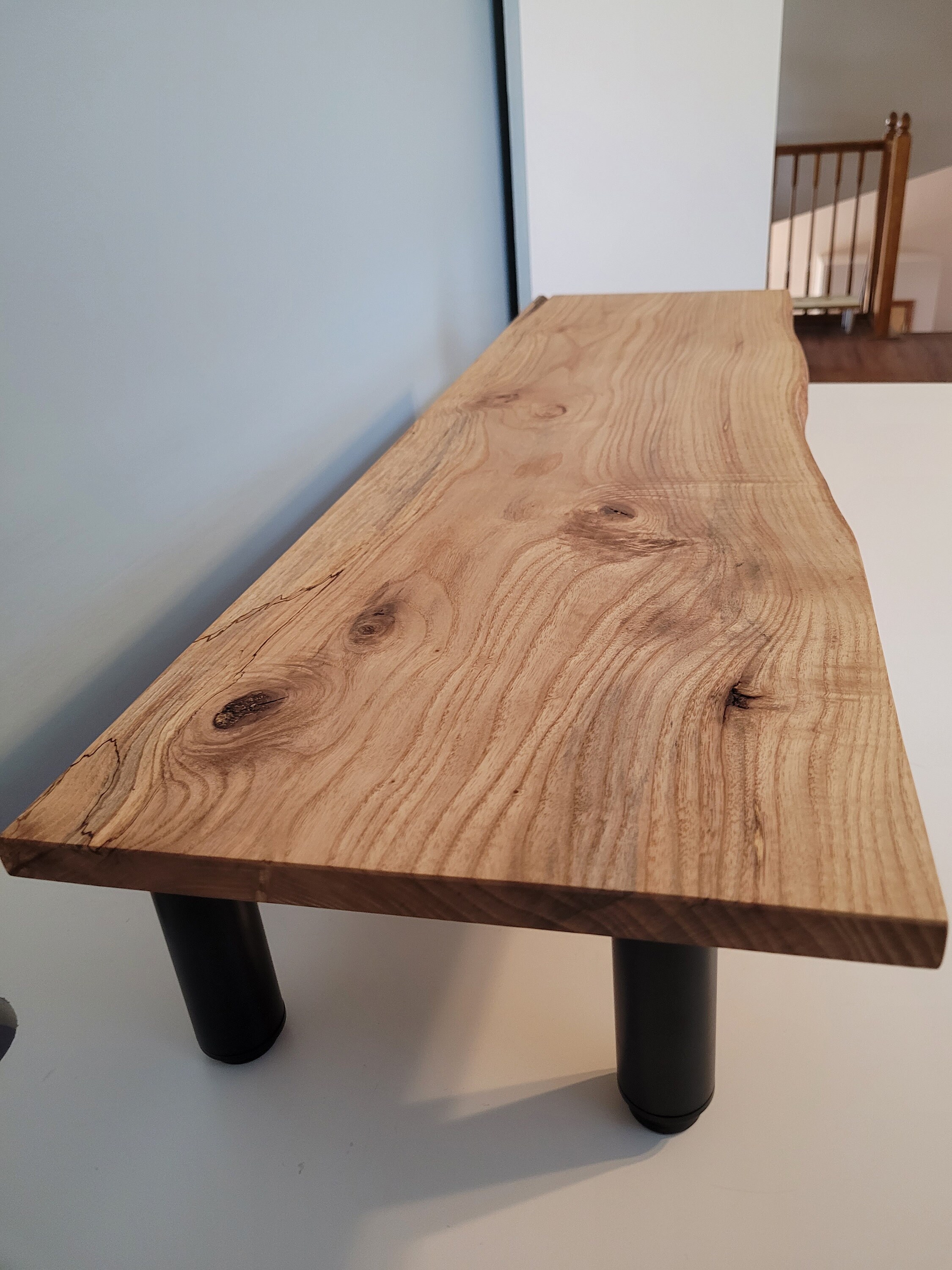 Live Edge Oak Monitor Riser - Etsy