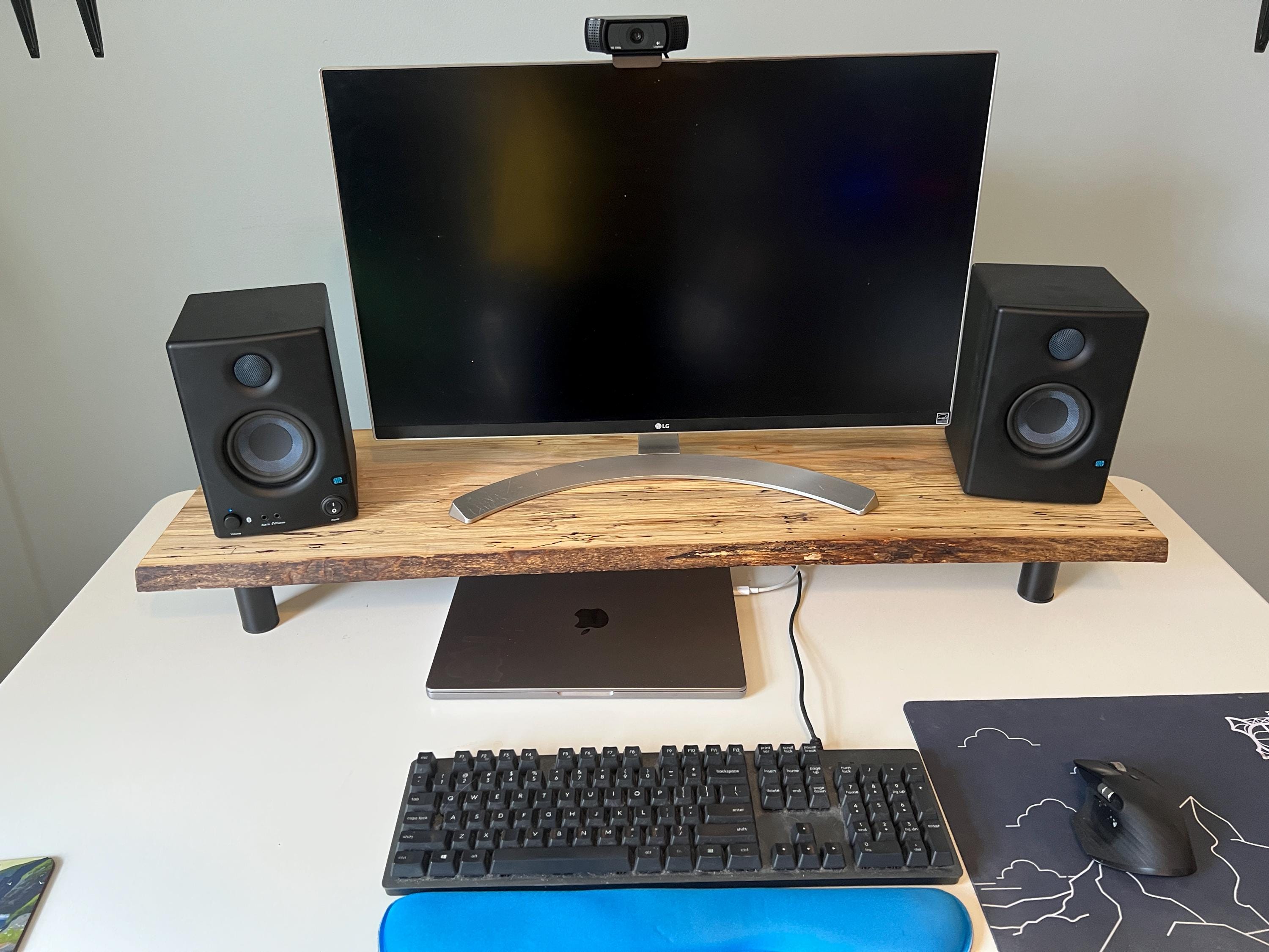 Ambrosia Maple Monitor Stand - Etsy