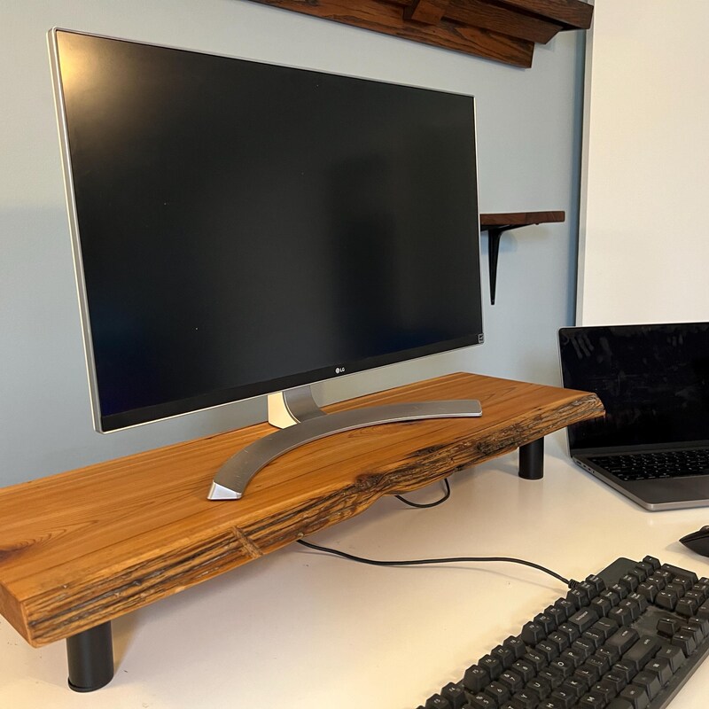 Live Edge Wood Riser - Etsy