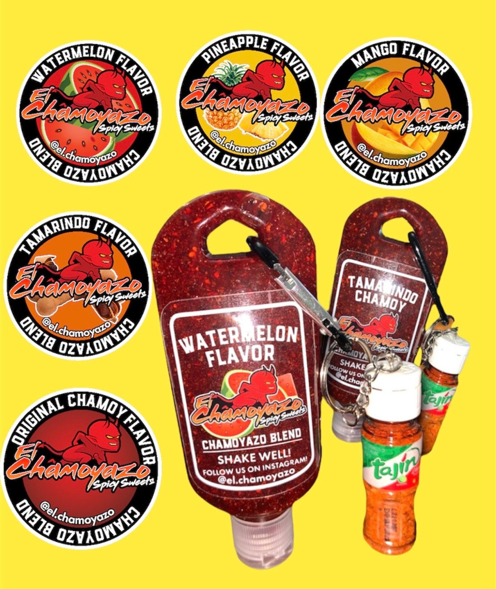 Keychain Chamoyazo | Chamoy | Fruit | Drinks Chamoy + Tajin | Chamoy ...