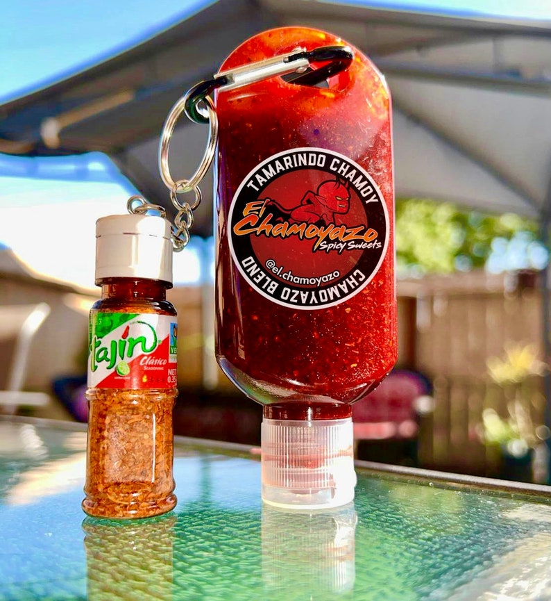 Keychain Chamoyazo | Chamoy | Fruit | Drinks Chamoy + Tajin | Chamoy ...