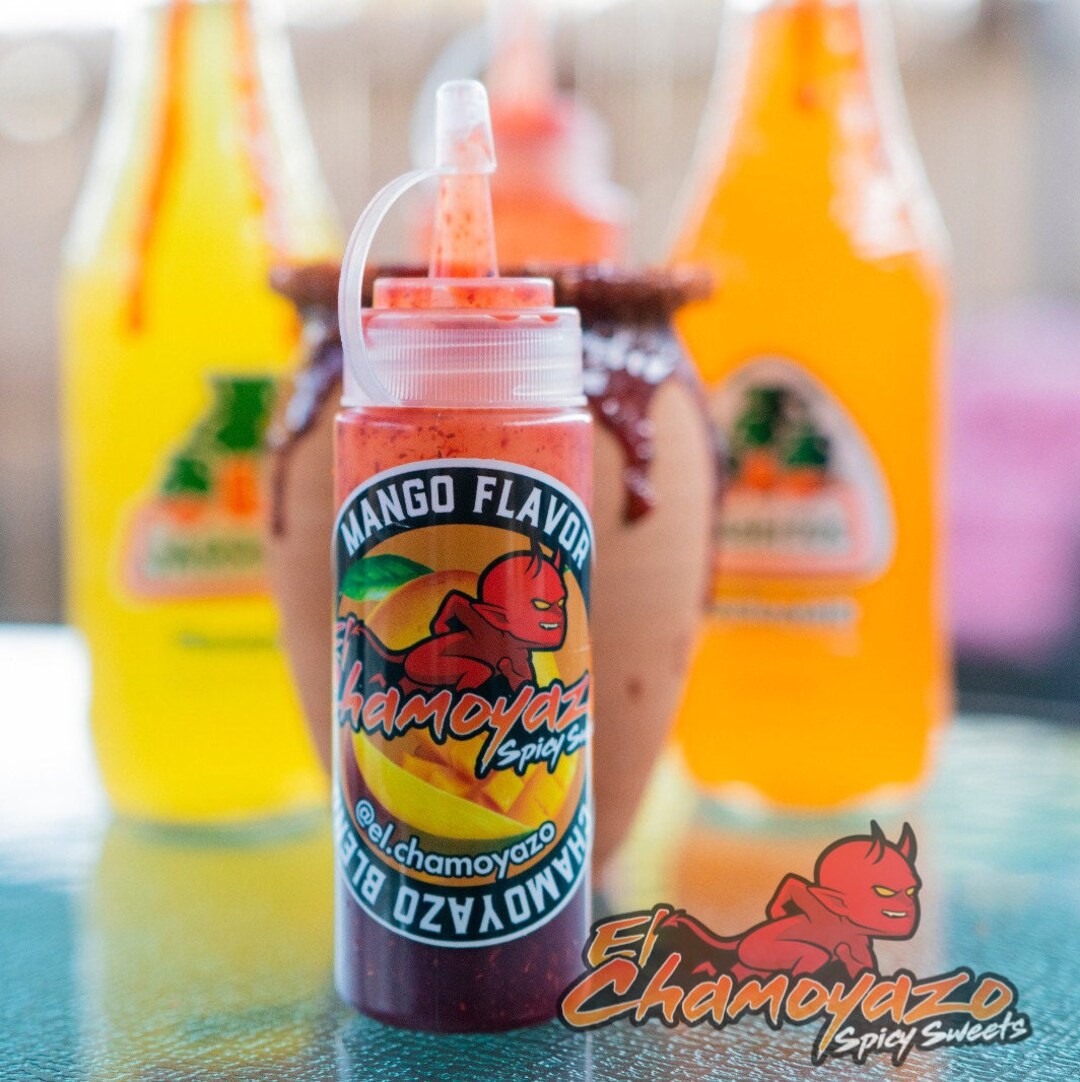 Spicy and Sweet Chamoy 10oz Fruit Drinks Chamoy Tajin Chamoy - Etsy