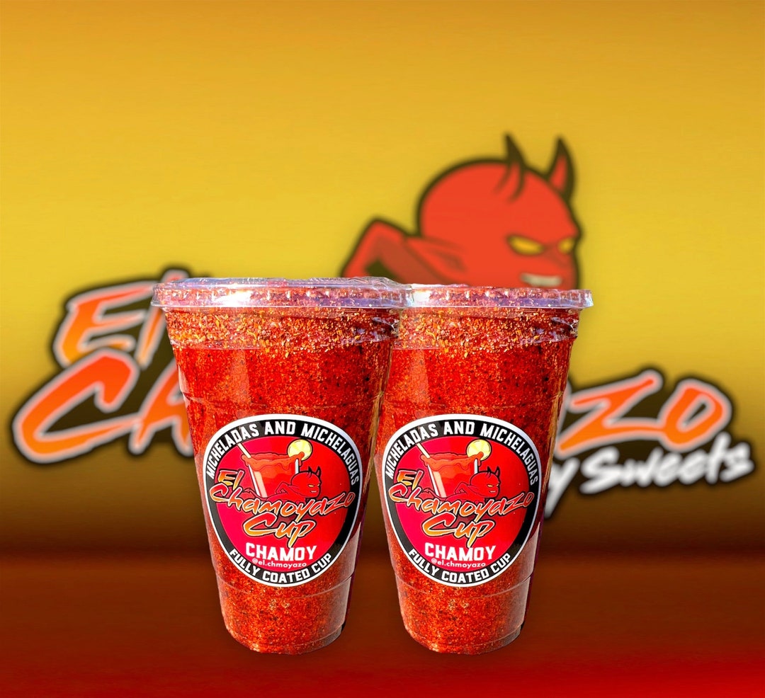 El Chamoyazo Cup | Micheladas | Michelaguas | Cup is Fully Coated of ...