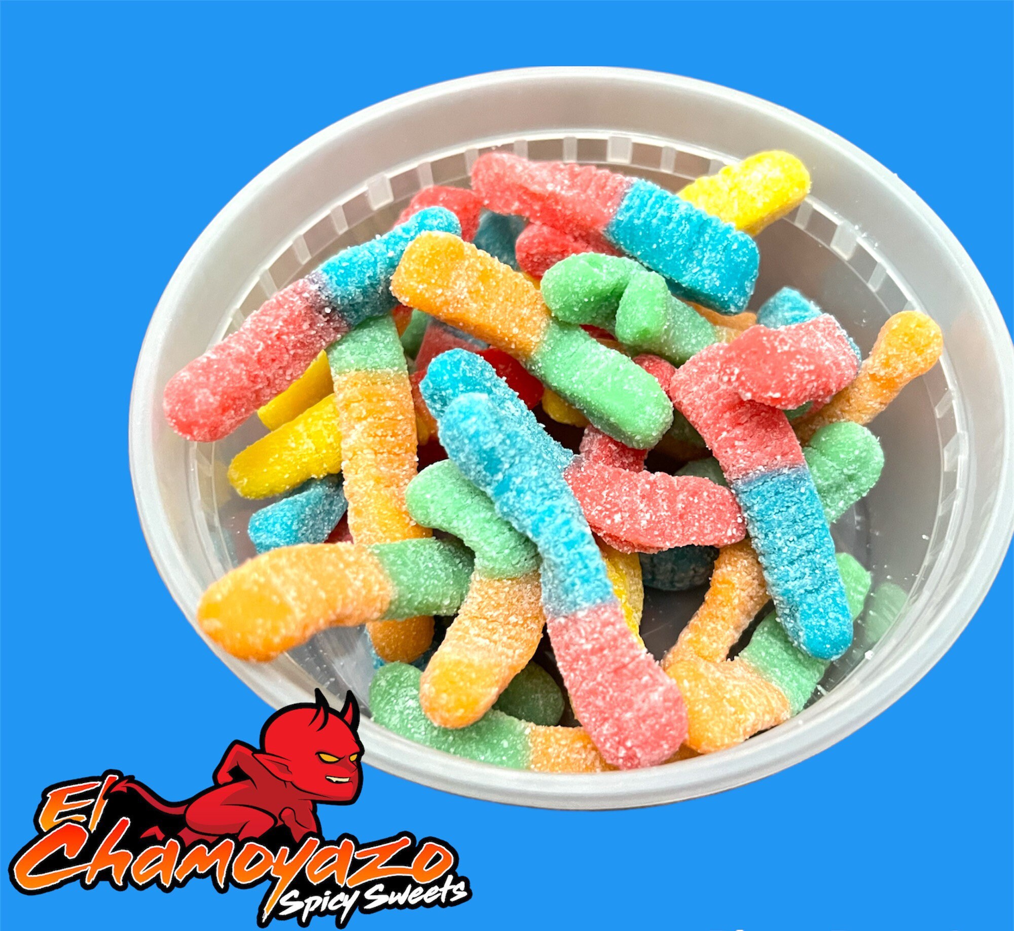 Spicy Gummy Worms | Dulces Enchilados | ORIGINAL or SOUR Gummy Worms ...
