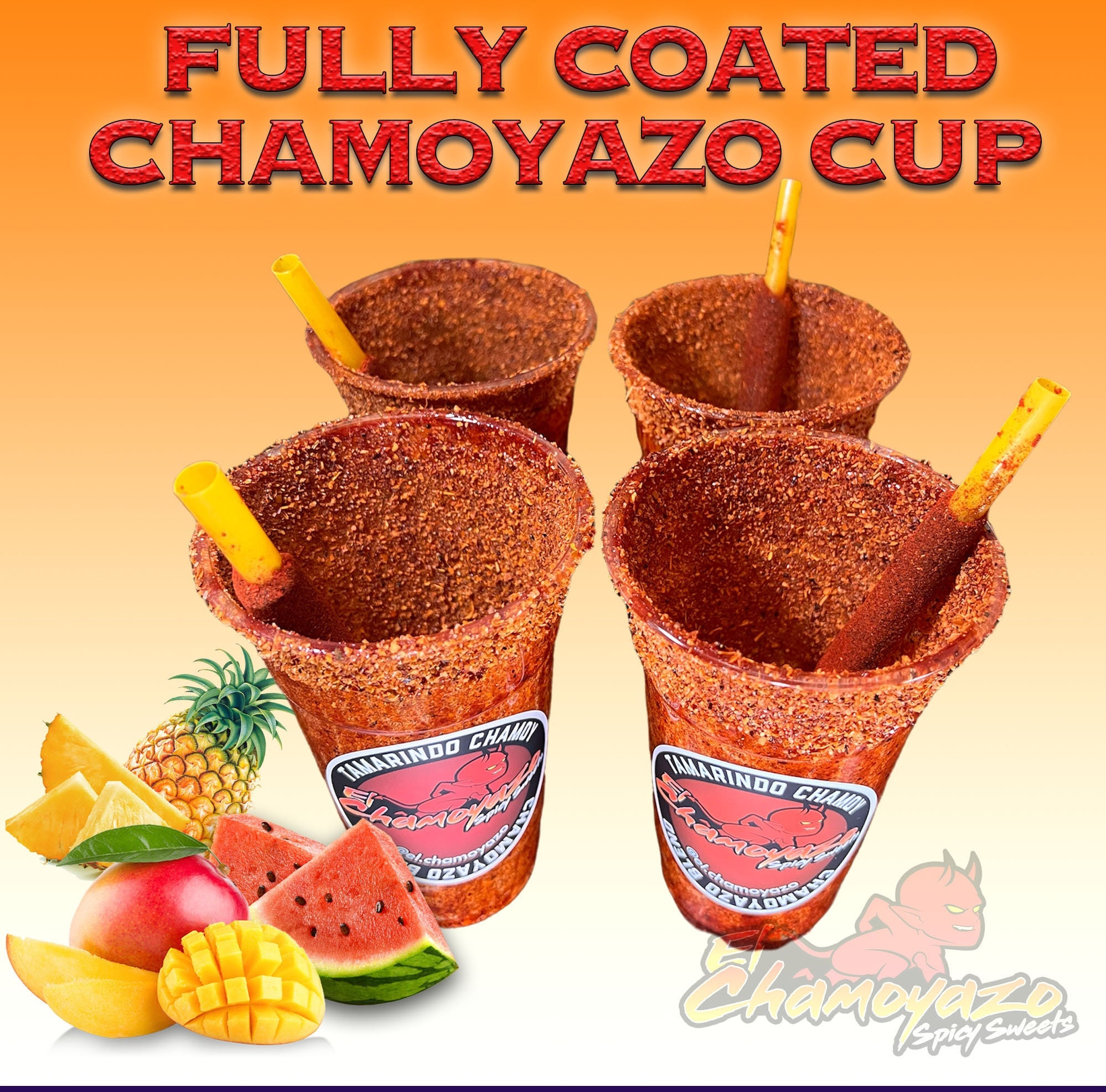El Chamoyazo Cup: Chili Coated Michelada Cup - Etsy