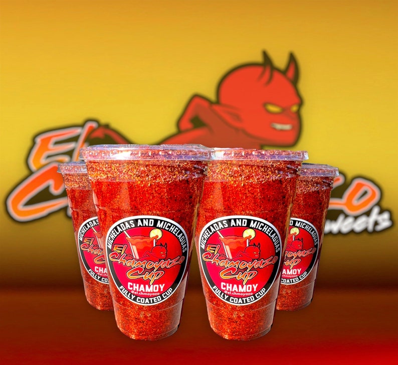 El Chamoyazo Cup: Chamoy & Chili Coated Michelada Cup - Etsy