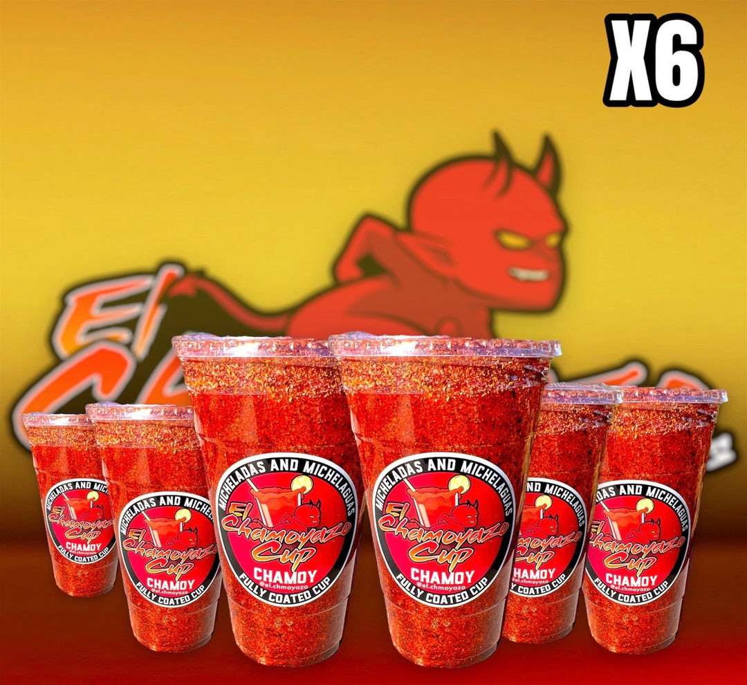 El Chamoyazo Cup: Chili Coated Michelada Cup - Etsy