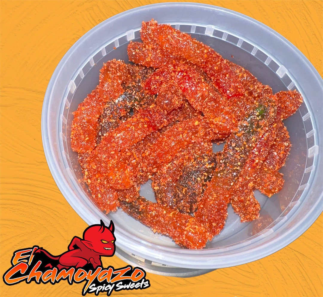 Spicy Gummy Worms | Dulces Enchilados | ORIGINAL or SOUR Gummy Worms ...