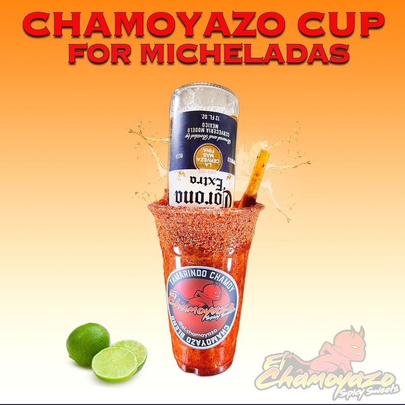 El Chamoyazo Cup: Chili Coated Michelada Cup - Etsy