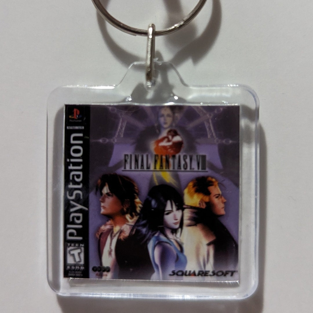 Final Fantasy VIII Mini Playstation Video Game Box Art Keychain - Etsy