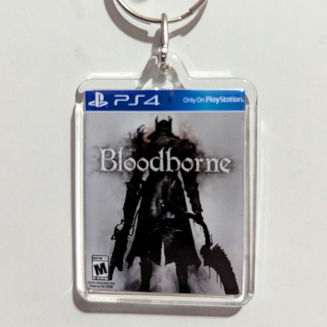 Bloodborne Mini Playstation 4 Video Game Box Art Keychain - Etsy