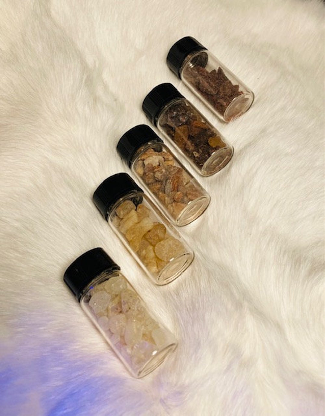 Resin Sampler Pack 5 Herbal Resins Witchcraft - Etsy