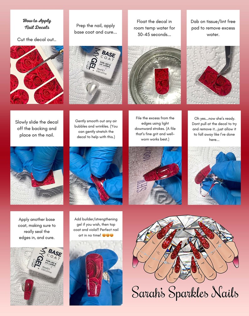 Sacred Geometry Nail Decals - Etsy