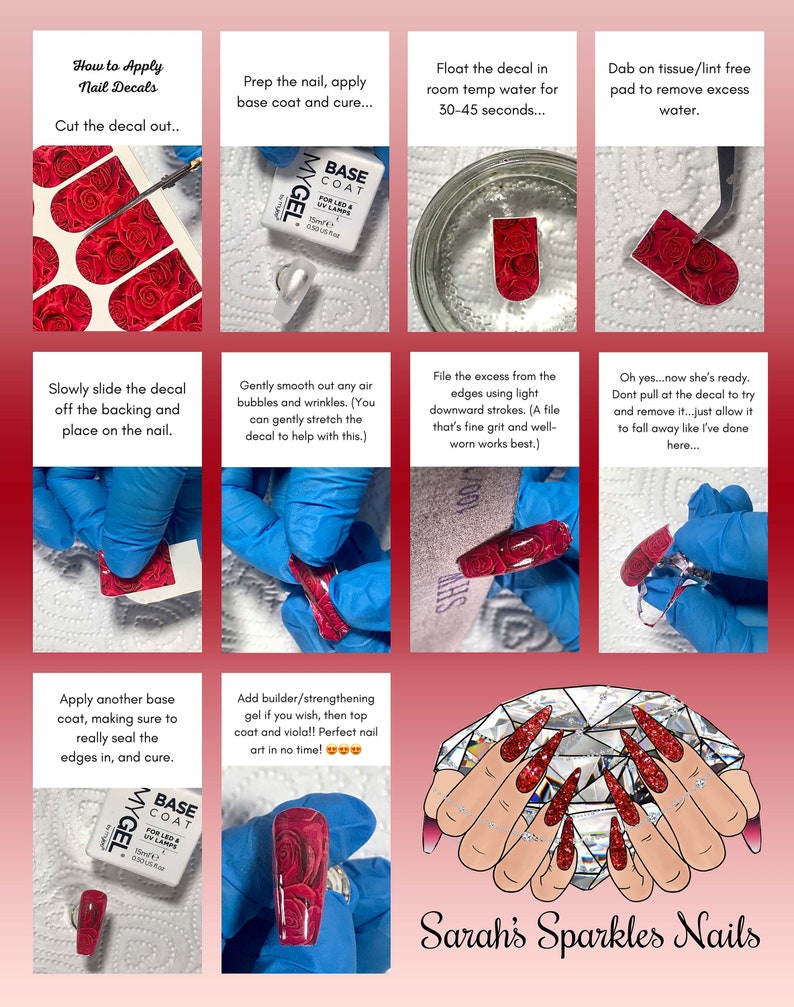 Witch Nail Decals Waterslide Nail Decals - Etsy