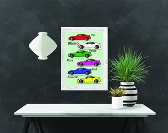 Printable Los Colores spanish Colors Anchor Chart/digital Download - Etsy