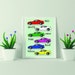 Colors Car for Pre-k, Digital Download, Printable, Educational Posters ...