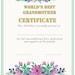 World's Best Grandma Certificate, Award Certificate, Certificate ...