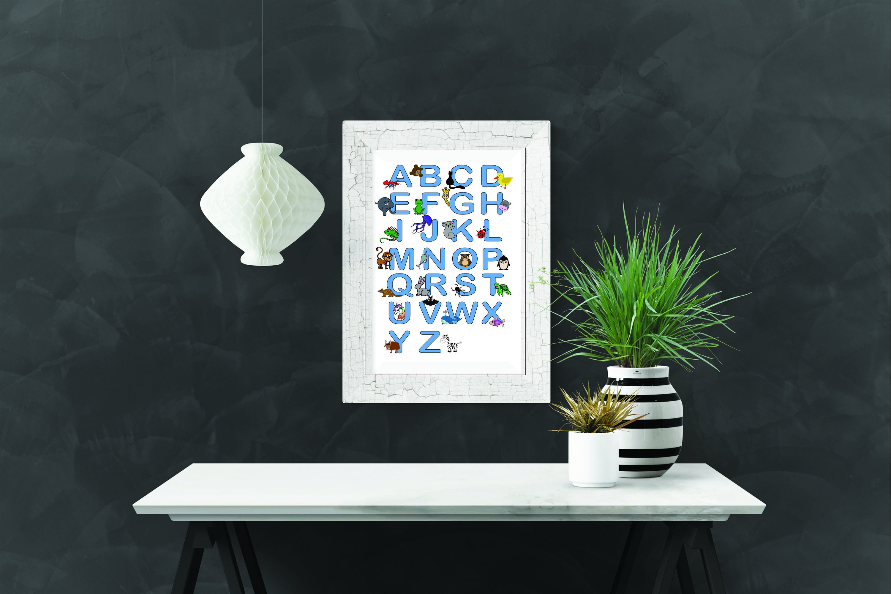 Printable Alphabet, Homeschool, Digital Download, Animal Aplhabet - Etsy