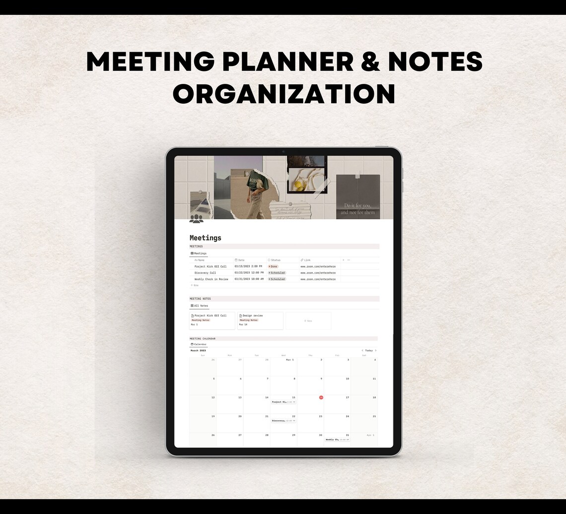 Notion Project Management Dashboard, Notion Template, Notion Planner ...
