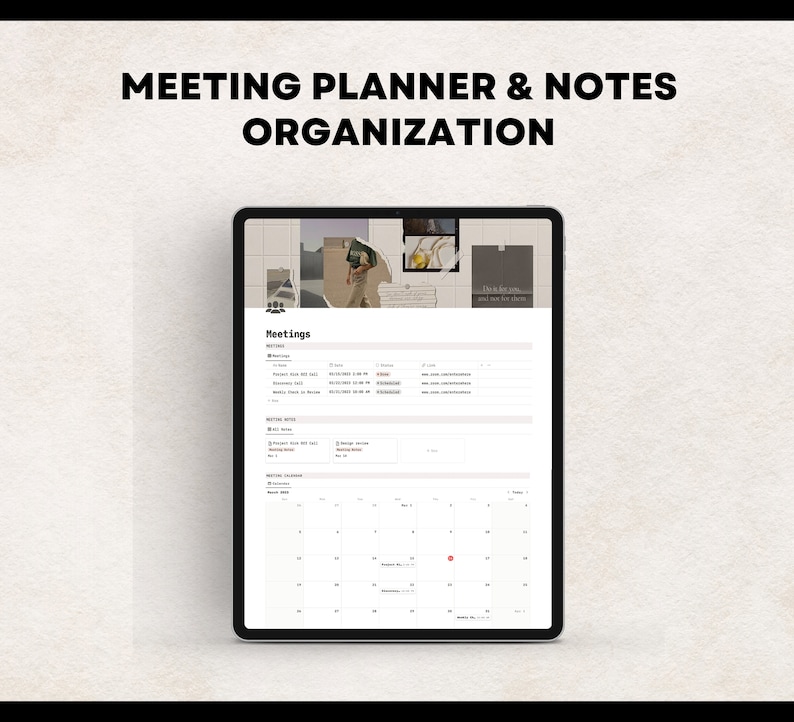 Notion Project Management Dashboard, Notion Template, Notion Planner ...