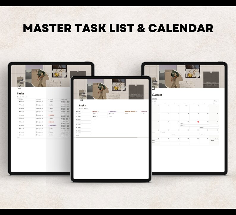 Notion Project Management Dashboard Notion Template Notion Planner