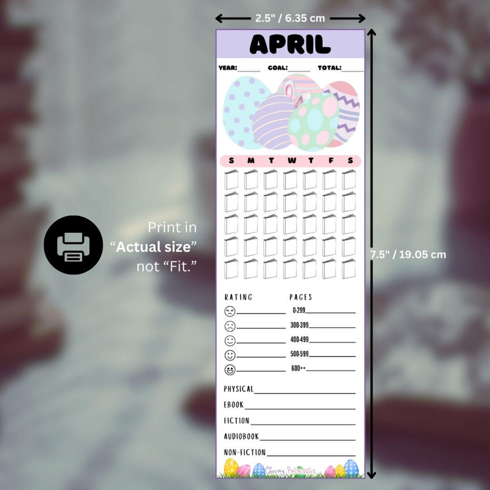 13 Printable Bookmarks for Monthly Celebrations, Celebrate Each Month ...