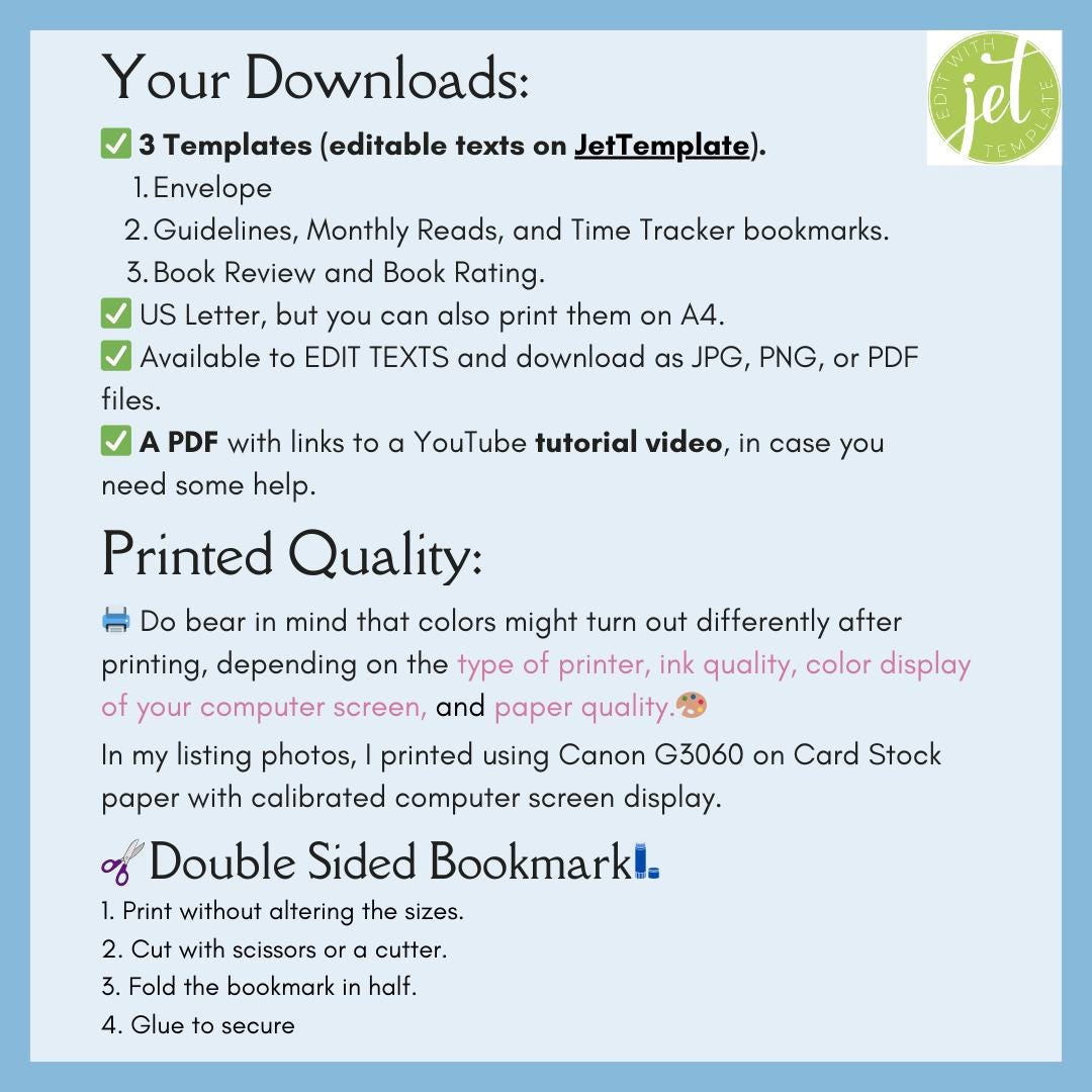 Book Club Welcome Pack, Editable TEXTS Bookmark Template, New Book Club ...