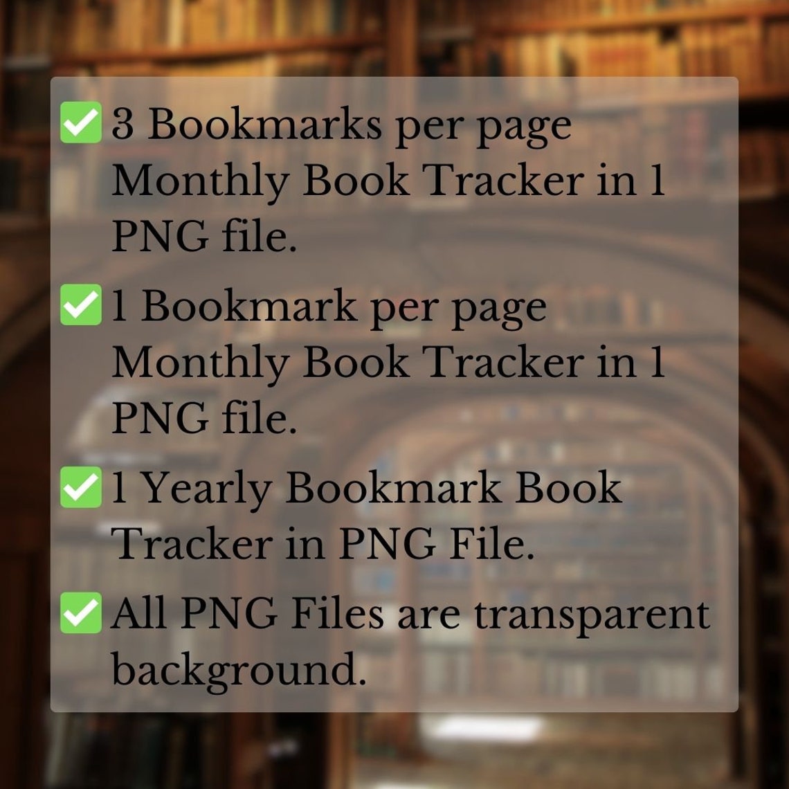 Book Tracker Printable Reading Tracker Bookmark Monthly and Yearly ...