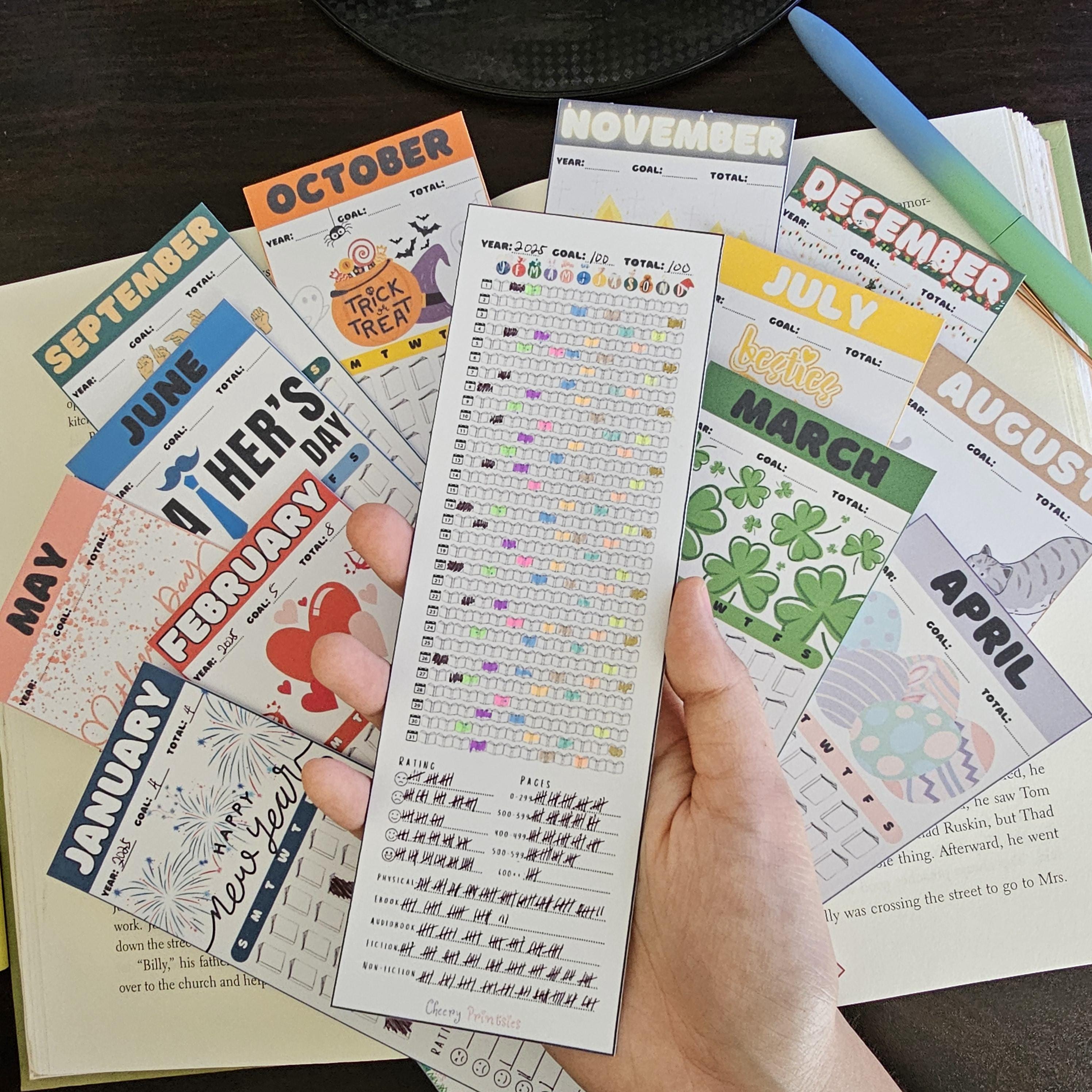 13 Printable Bookmarks for Monthly Celebrations, Celebrate Each Month ...
