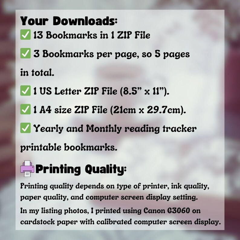 13 Printable Bookmarks for Monthly Celebrations, Celebrate Each Month ...