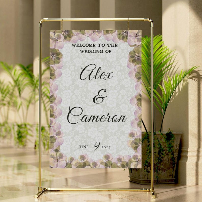 Editable Wedding Day Canva Templates, Printable Wedding Program, Place ...