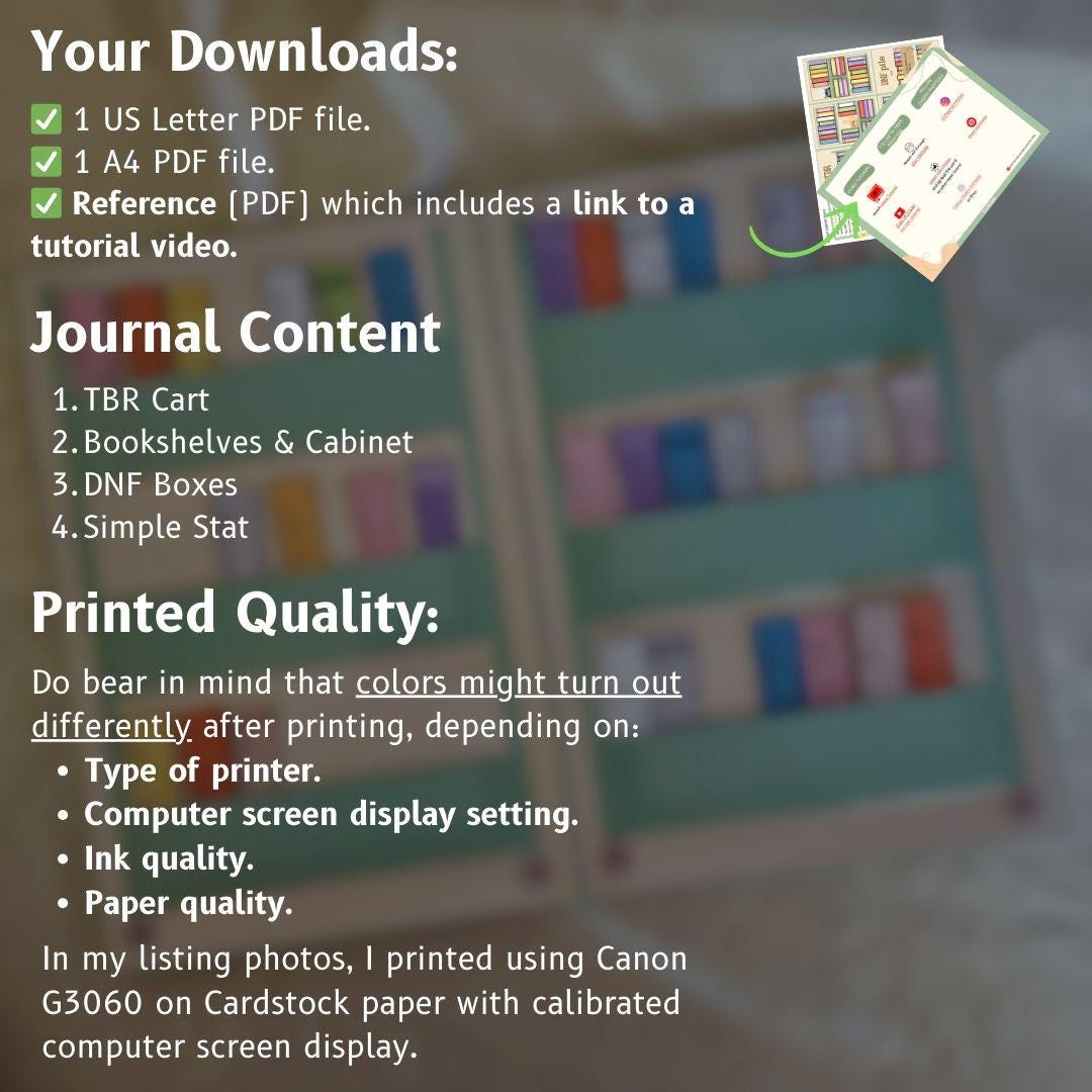 Printable Interactive Reading Journal Kit, 100 Book Challenge Reading ...