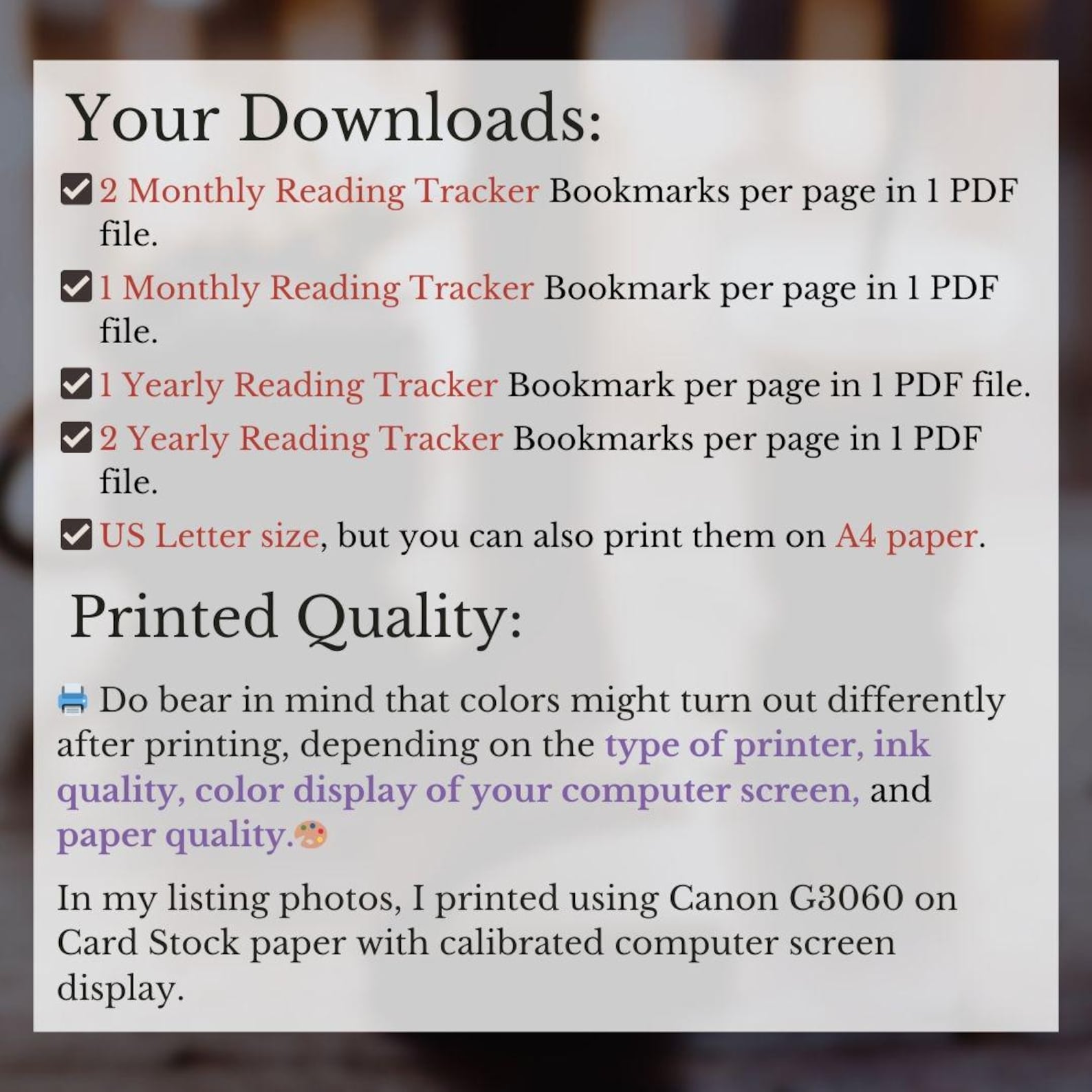 13 Reading Habit Tracker, Printable Coffee Cup Bookmark, Yearly Reading ...