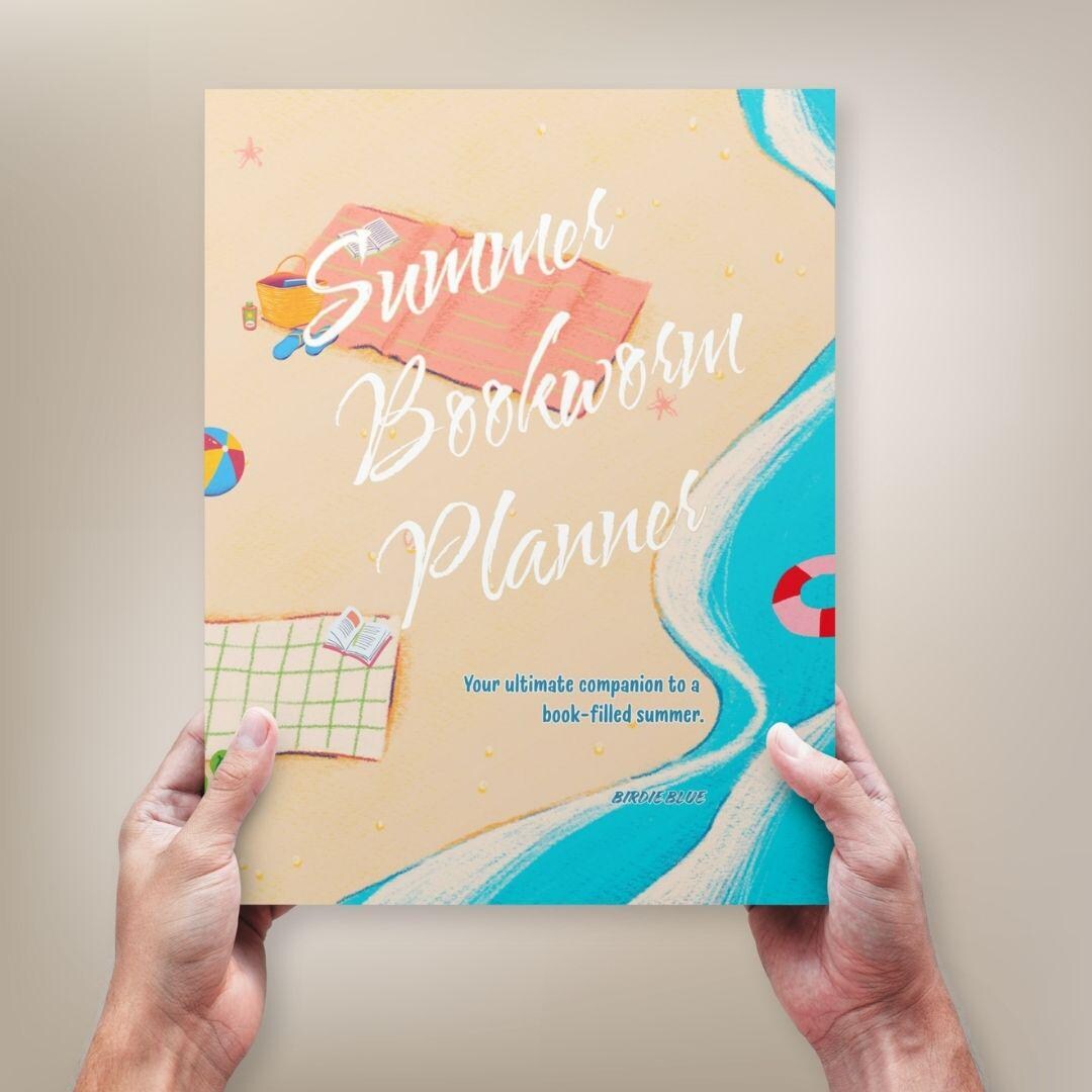 Editable Summer Reading Planner Canva Template, Summer Reading Log ...