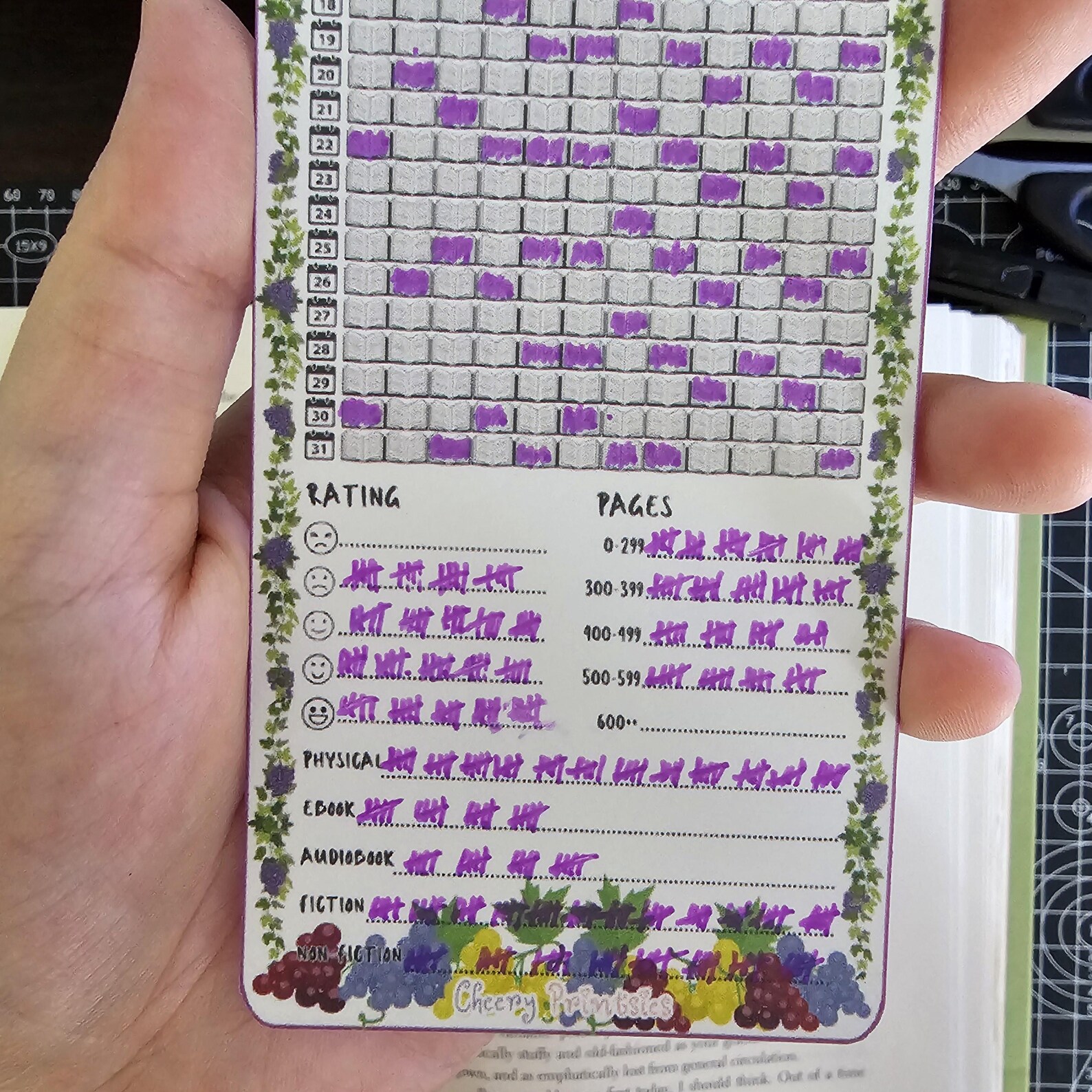 Milk Carton Bookmarks: 13 Reading Tracker, Monthly Book Log (digital ...