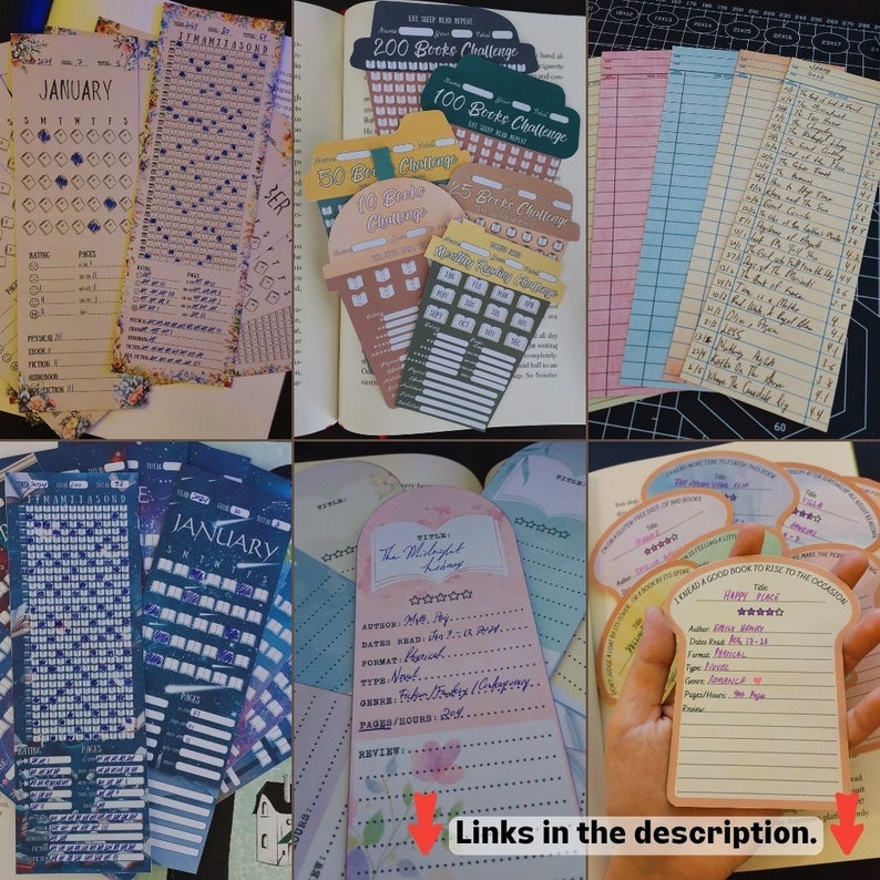 Reading Tracker, Printable Bookmark, Book Tracker Reading Habit ...