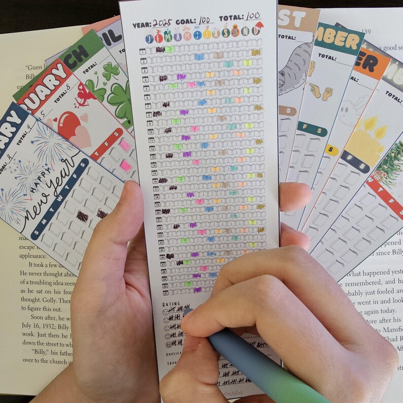 13 Printable Bookmarks for Monthly Celebrations, Celebrate Each Month ...