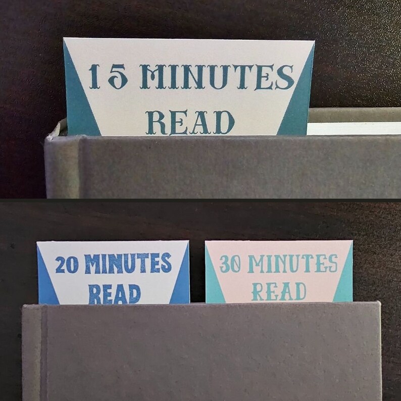 9 Reading Goal Tracker, Printable Reading Habit Bookmark, Book Tracker ...
