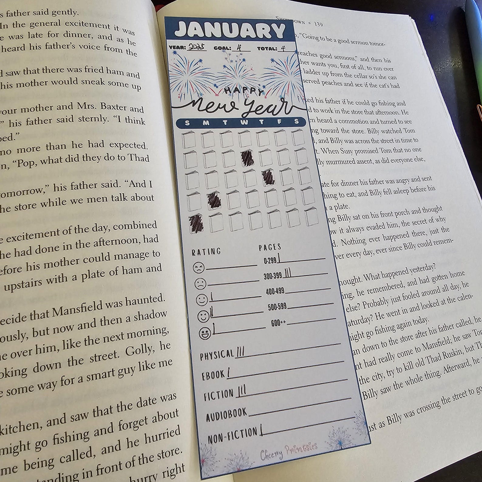 13 Printable Bookmarks for Monthly Celebrations, Celebrate Each Month ...
