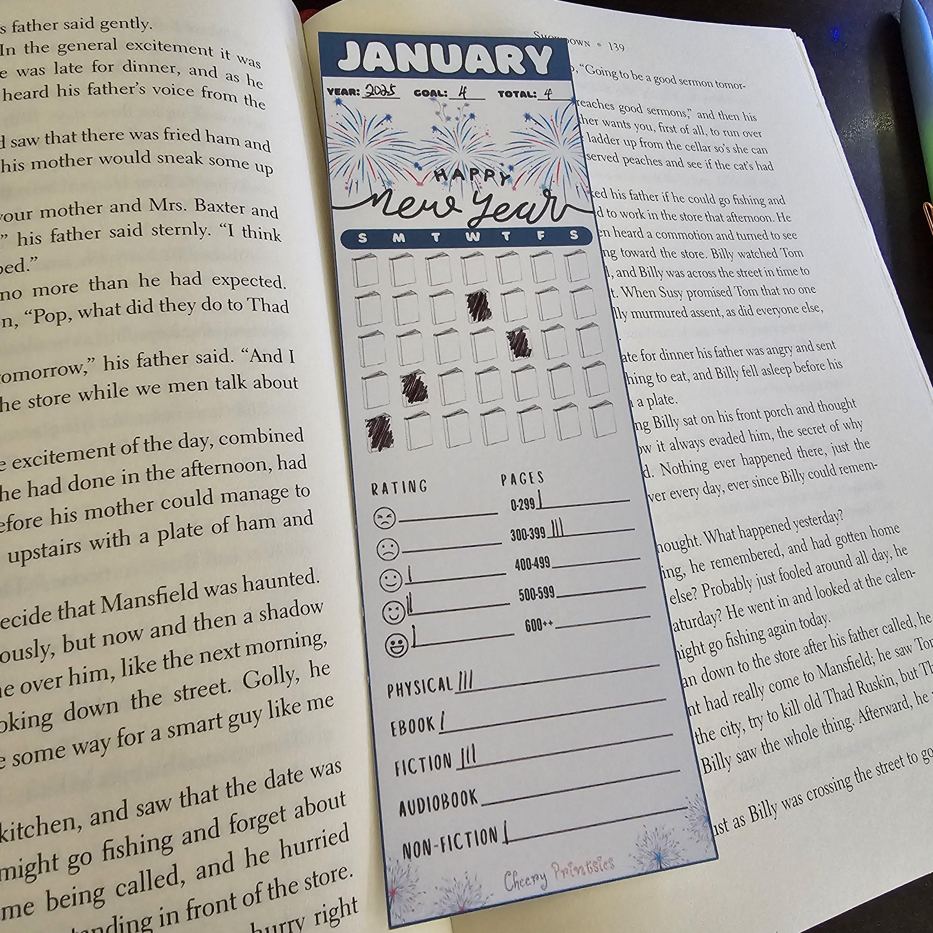 13 Printable Bookmarks for Monthly Celebrations, Celebrate Each Month ...